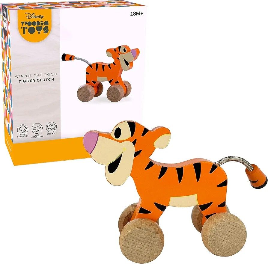Disney Wooden Clutch Car Toys (Simba, Dumbo and Tigger), Hobbies & Toys ...