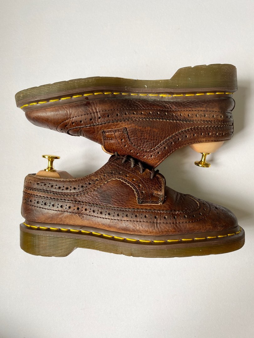 Dr. Martens 0753 Brown Brogues, Men's Fashion, Footwear, Dress Shoes on ...