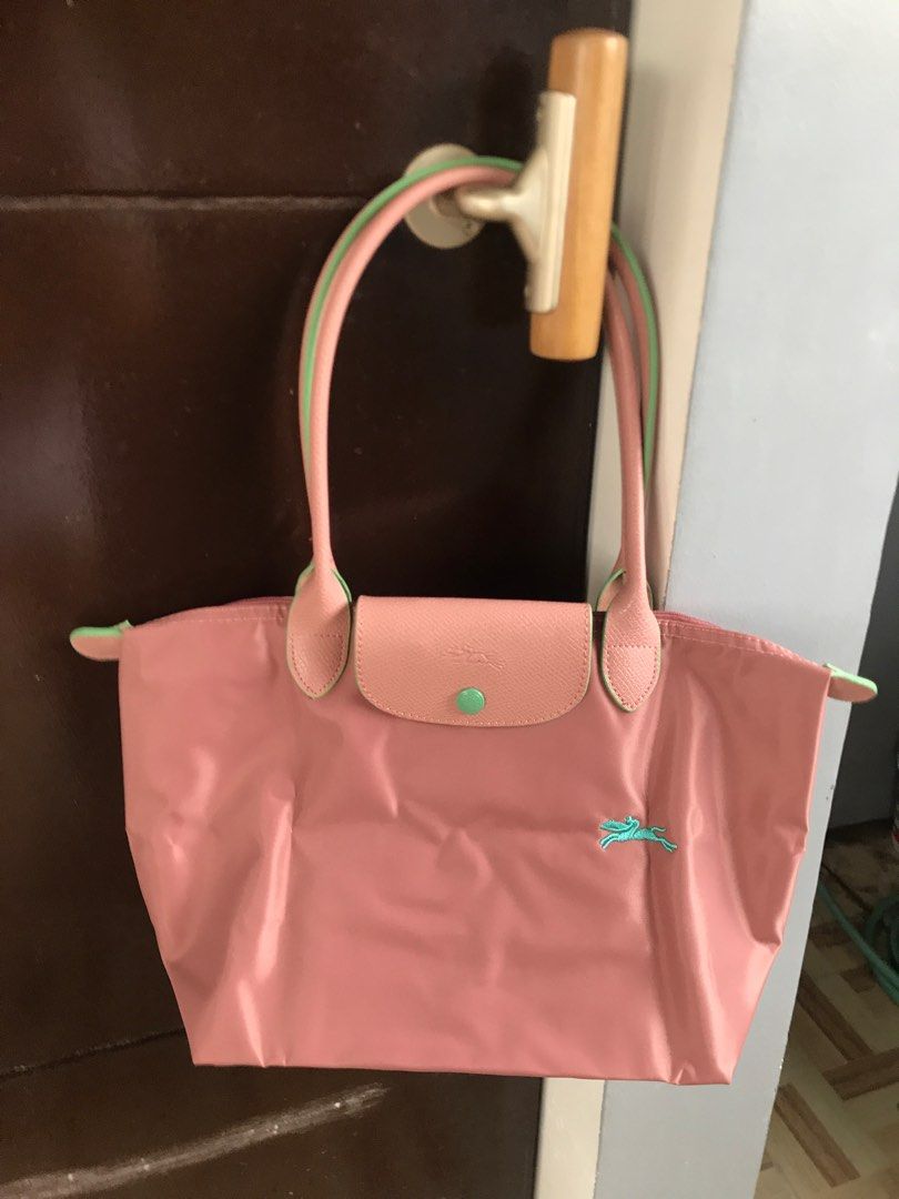 Dusty Pink Longchamp Le Pliage, Luxury, Bags & Wallets on Carousell