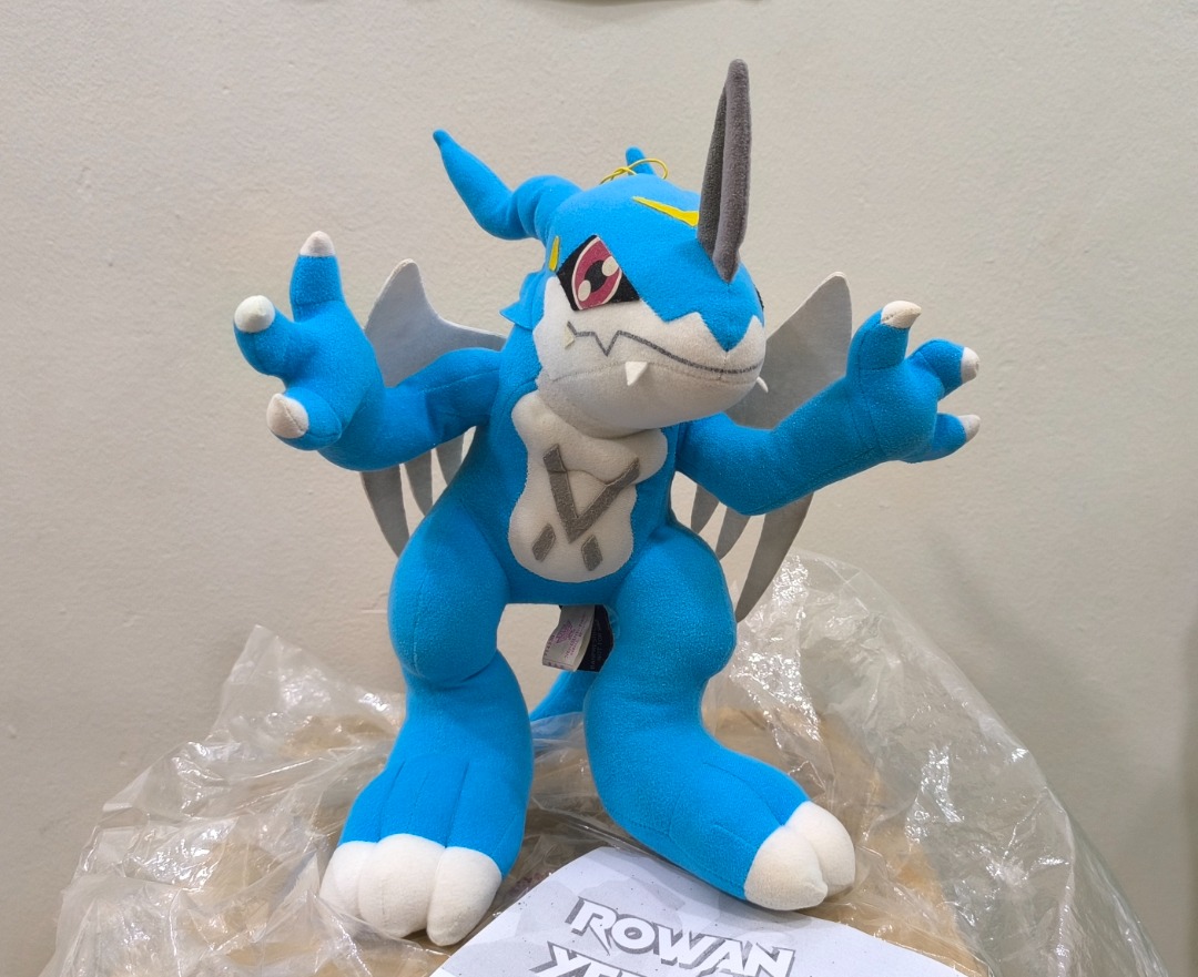 Exveemon DX Plush Digimon, Hobbies & Toys, Toys & Games on Carousell