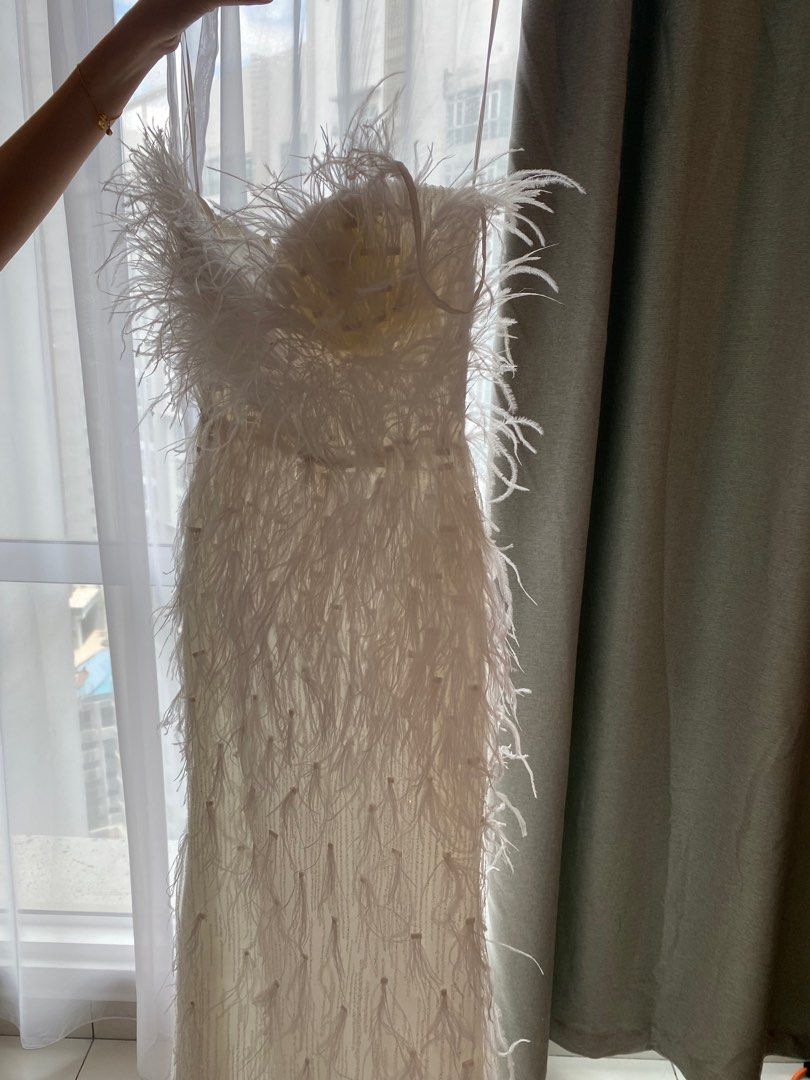 Feather mermaid bridal gown (Juliet selection), Women's Fashion ...