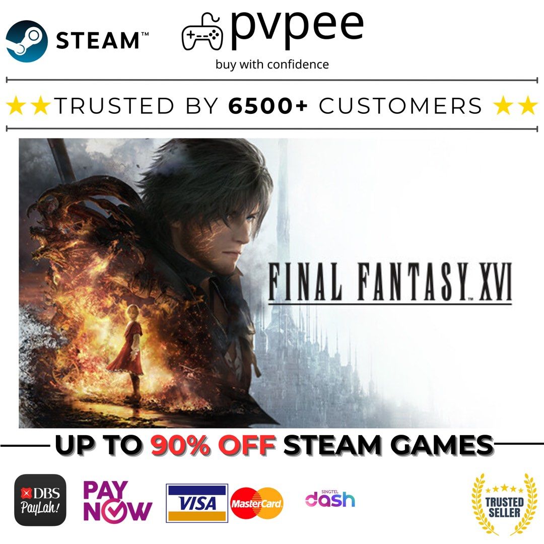 FINAL FANTASY XVI [Steam Games], Video Gaming, Video Games, Others on ...