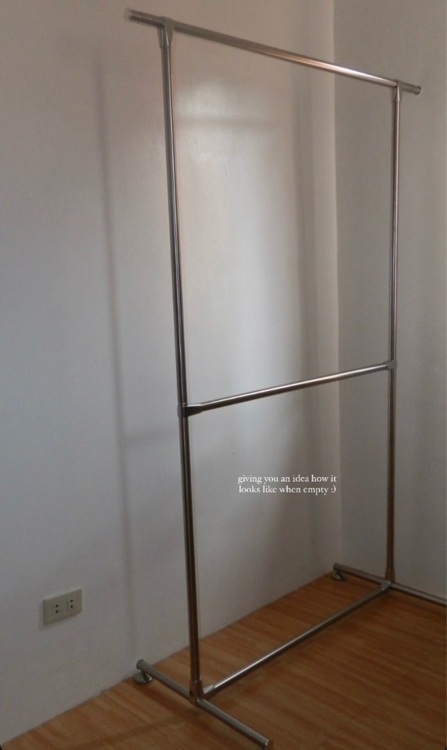 Foldable Sampayan Stainless Steel Clothes Rack Laundry Drying Stand ...