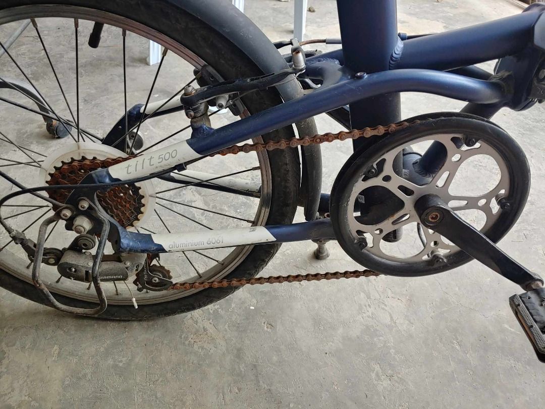 Folding Bike Decathlon BTWIN Tilt 500, Sports Equipment, Bicycles ...