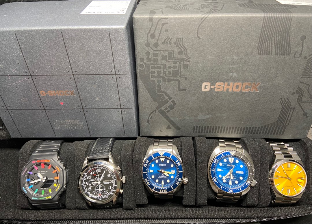 Full Set 8 Watch Collection for sale, 名牌, 手錶 - Carousell