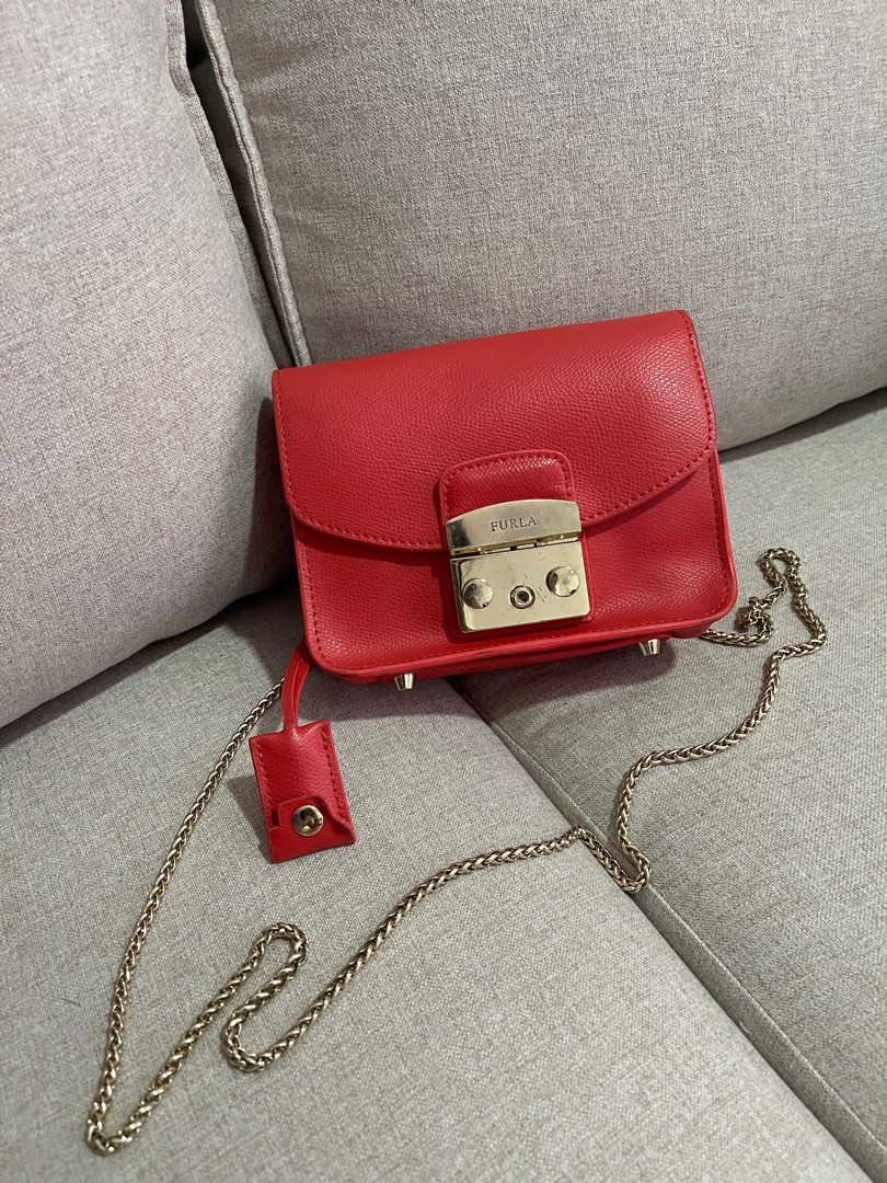 Furla mini sling, Luxury, Bags & Wallets on Carousell