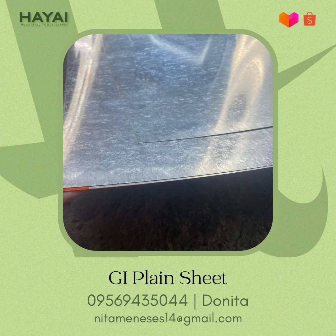 GI Plain Sheet, Commercial & Industrial, Construction Tools & Equipment ...