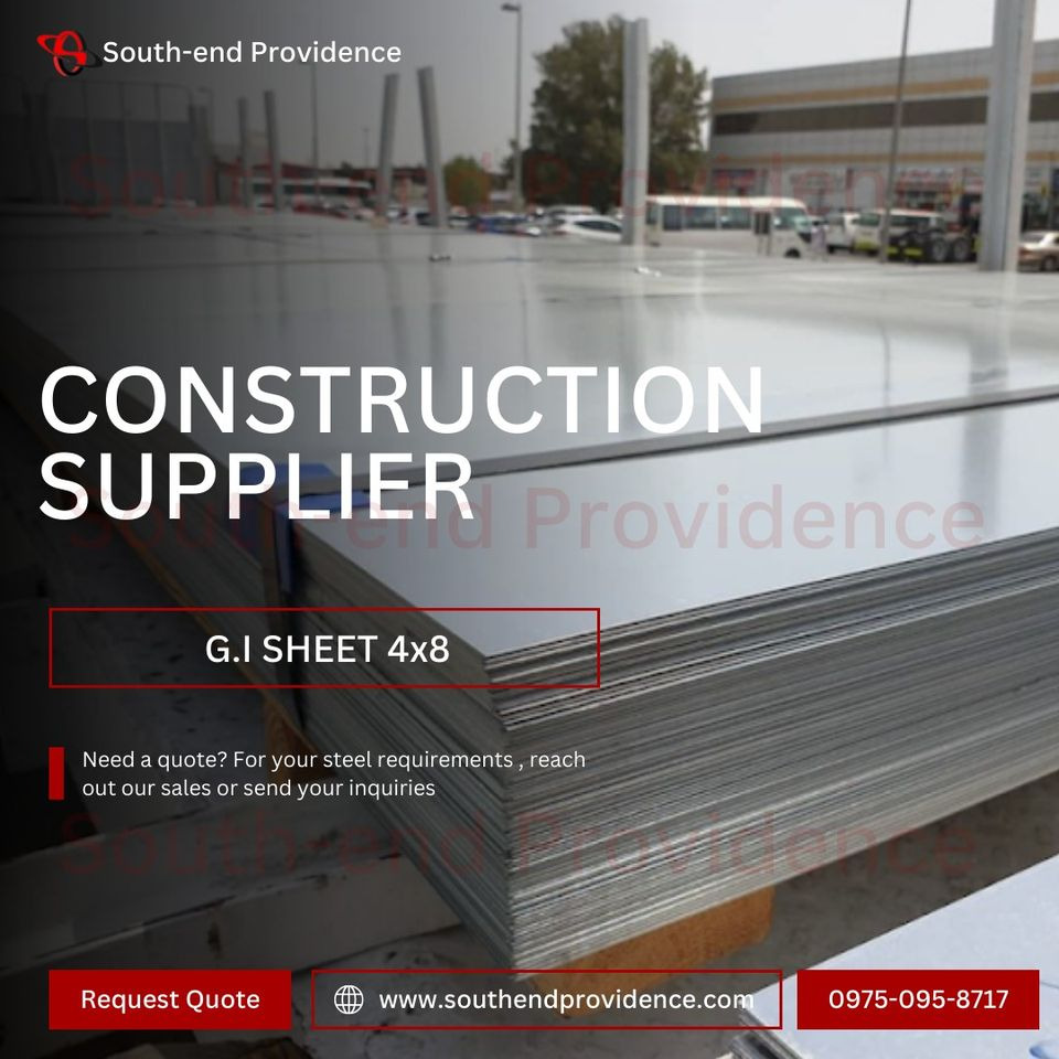 GI Sheet 4x8 / Galvanized Sheet / Steel Sheet Plating / Mild Steel ...