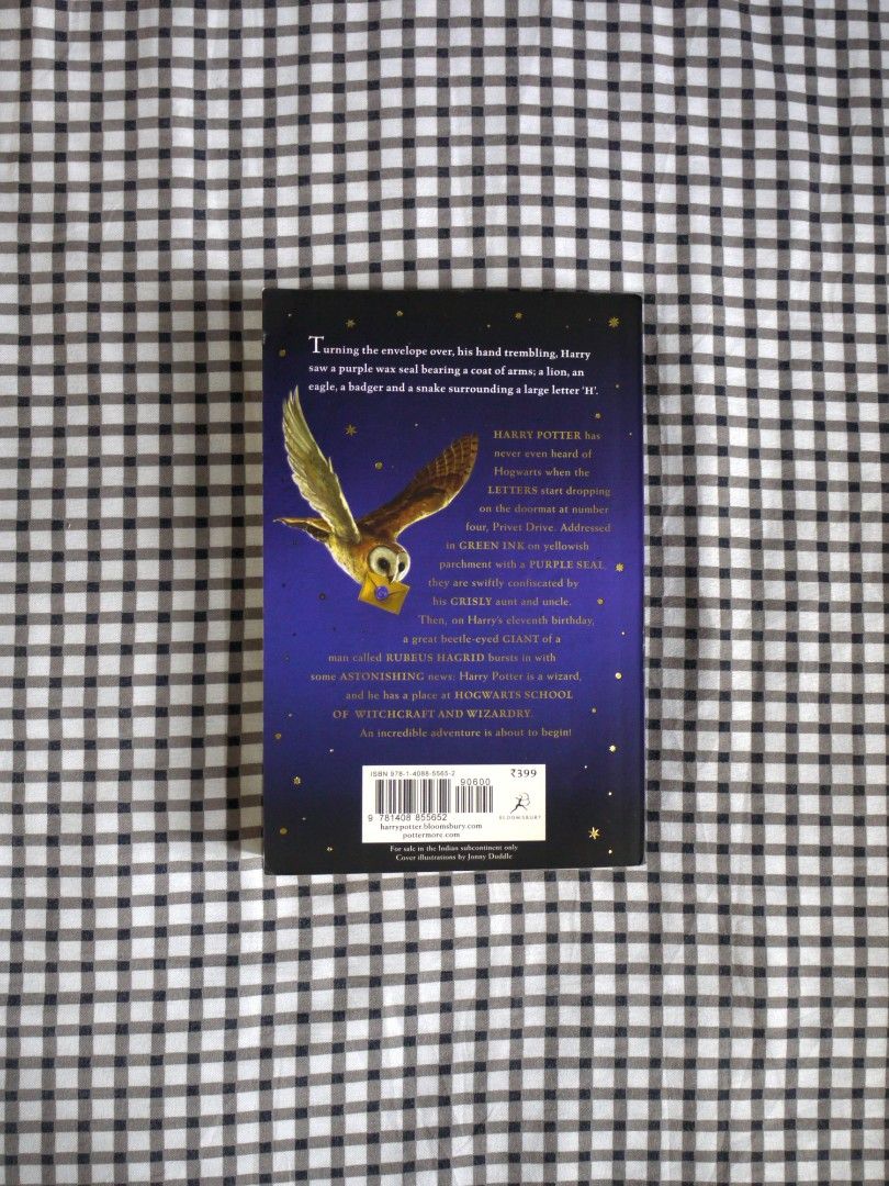 Harry Potter and The Philosopher's Stone by J.K. Rowling, Hobbies ...
