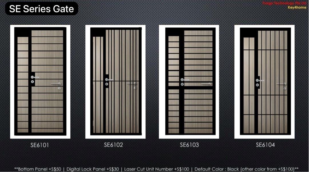 HDB Gate Catalogue, Furniture & Home Living, Security & Locks, Locks ...