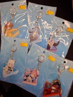 Hololive Advent Fuwamoco Keychain Fuwawa Mococo Keychain, Hobbies ...