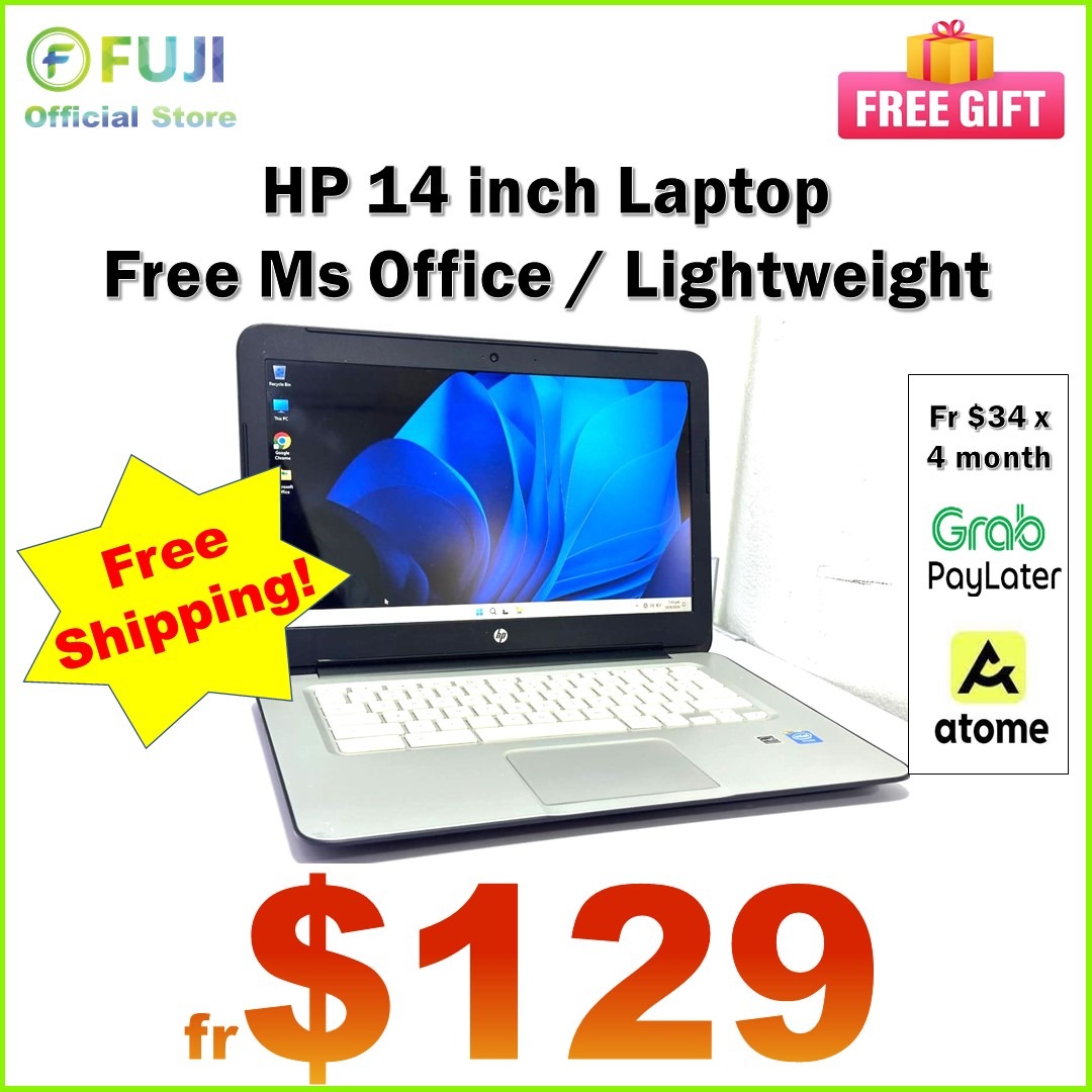 HP 14 Inch Win 11 Laptop - Windows 11 + MS Office - Good Condition ...