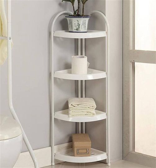 «IKEA» KAGLAN Corner Shelf Rack Unit (white) 85x33cm | Rak Sudut (putih ...