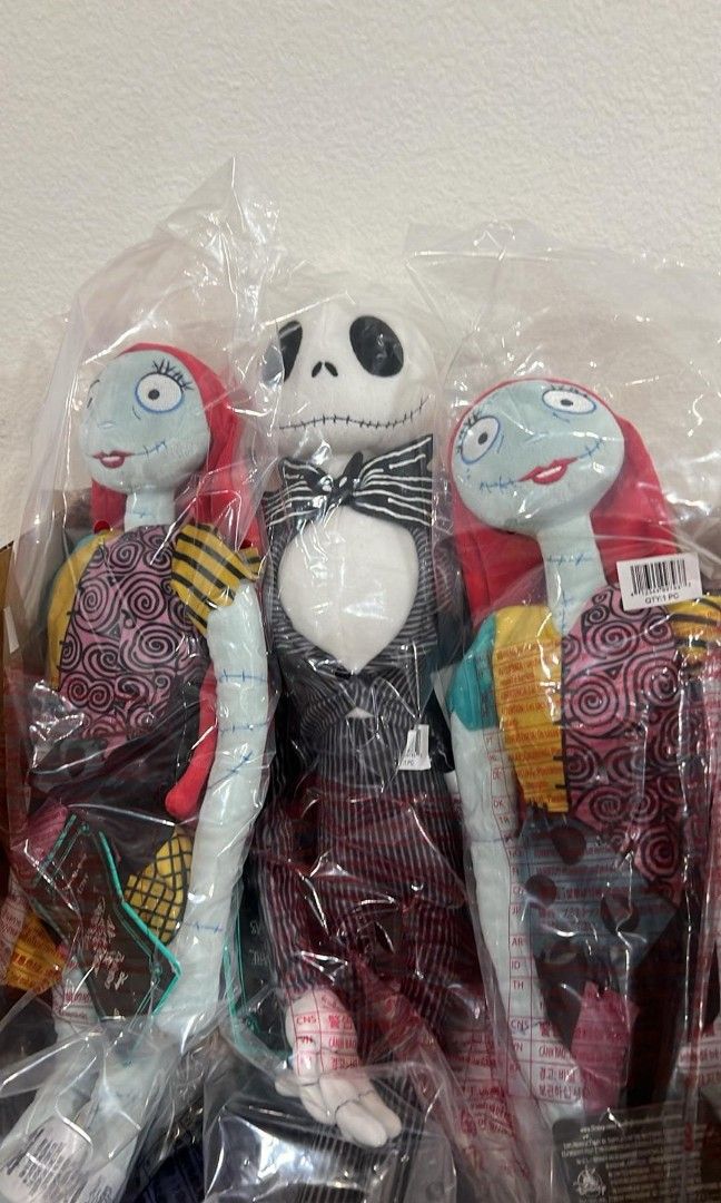 Jack and Sally plush nbc, Hobbies & Toys, Toys & Games on Carousell