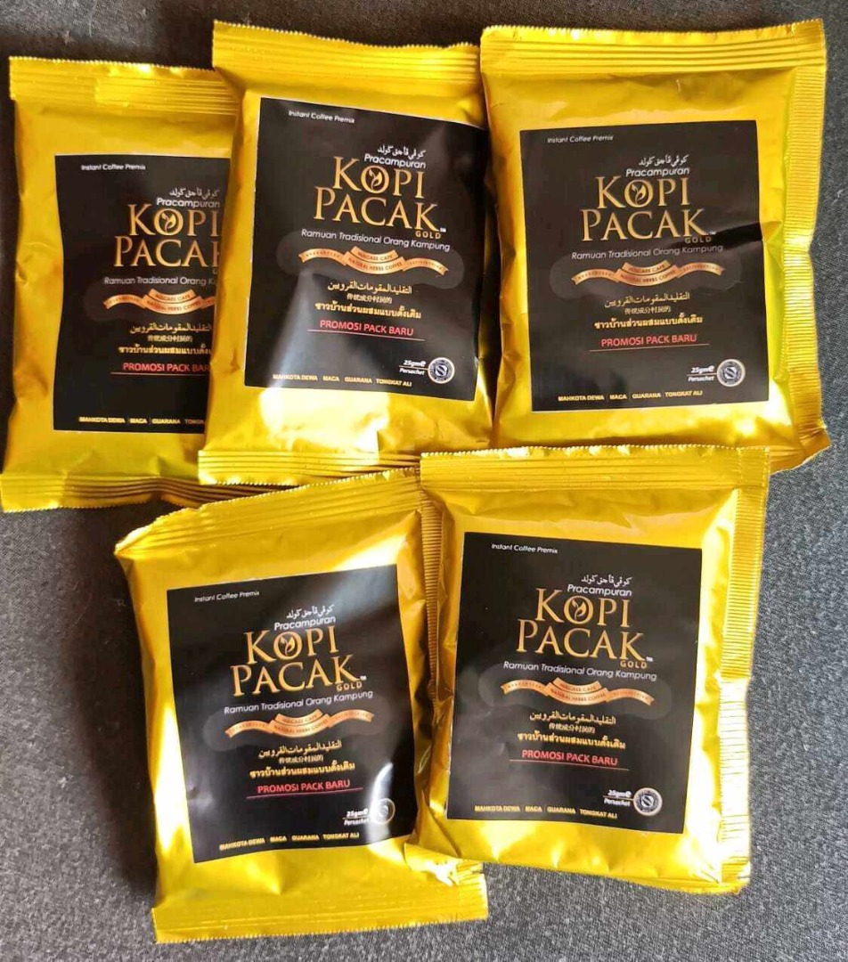 KOPI PACAK GOLD (SACHET), Health & Nutrition, Health Supplements ...