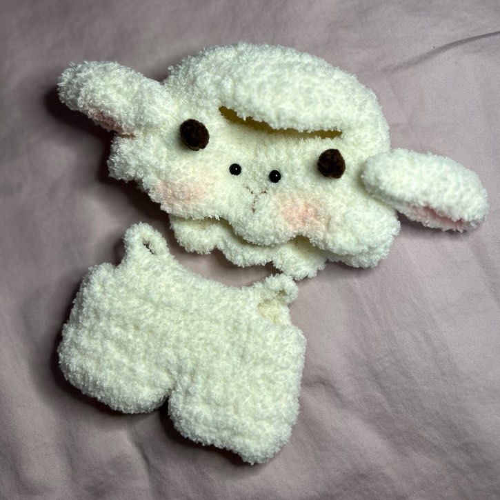 Labubu clothes (sheep), Hobbies & Toys, Stationery & Craft, Handmade ...