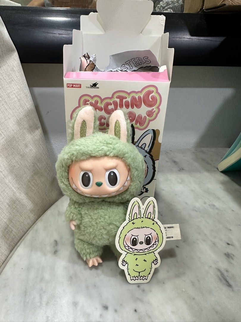 Labubu Macaron V1 Green Grape BNWT, Hobbies & Toys, Toys & Games on Carousell