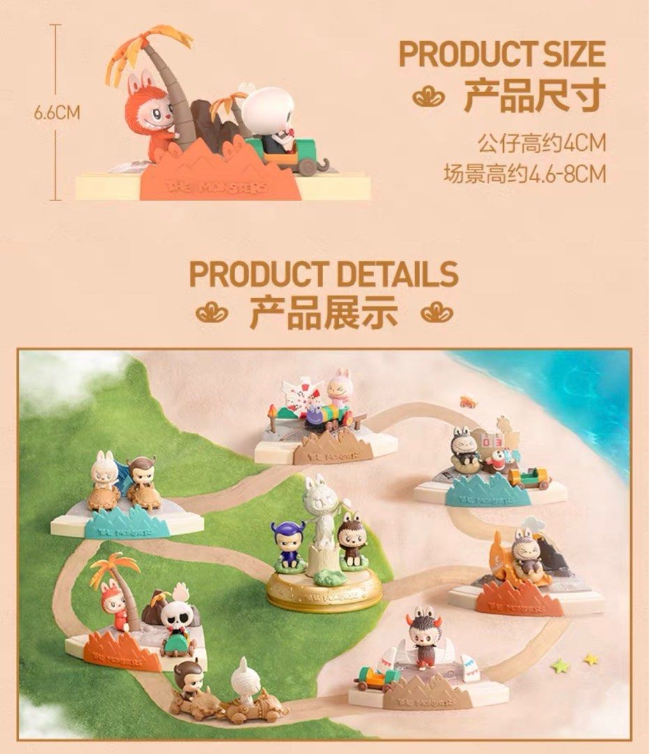 LABUBU POPMART Playing Games Scene Sets, Hobbies & Toys, Toys & Games ...