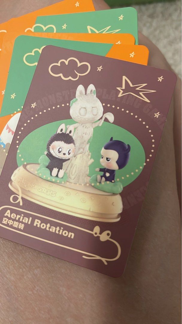 Secret with full set of Labubu the monster playing games scene with ...