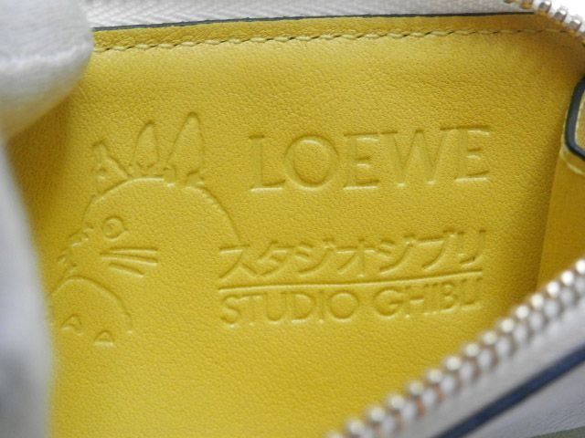 LOEWE Studio Ghibli L-shaped zipper coin case card case Otori-sama ...
