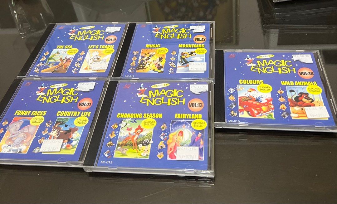 Magic English for age 2 - 12, Hobbies & Toys, Music & Media, CDs & DVDs ...