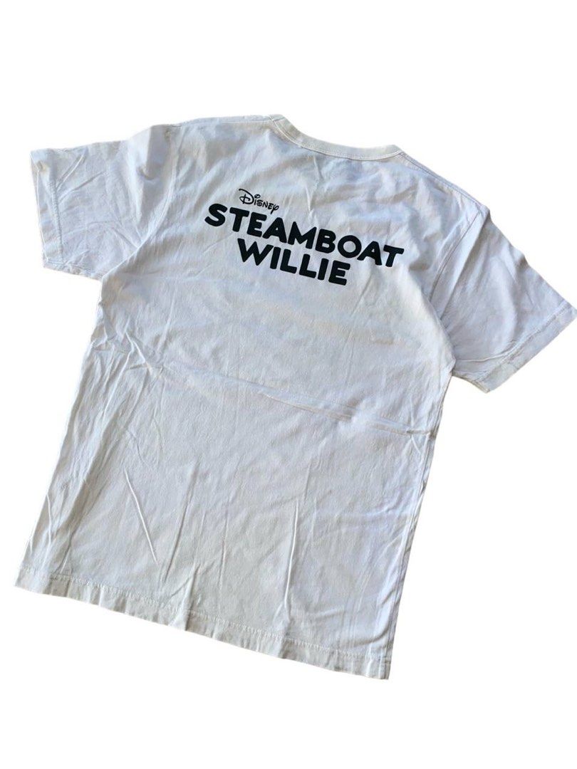 Mickey Mouse X Disney Steamboat Willie, Men's Fashion, Tops & Sets, Tshirts & Polo Shirts on ...