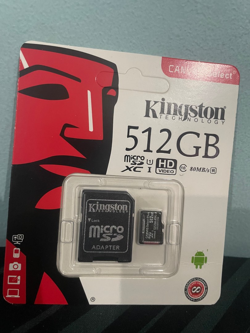 Micro sd card 512GB, Mobile Phones & Gadgets, Mobile & Gadget ...
