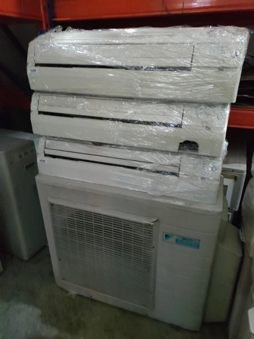 Mitsubishi system 3 recon air-con second hand aircon system 1 2 3 4 S$550, TV & Home Appliances ...