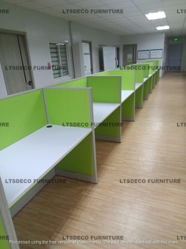 Modular table Cubicles OFFICE PARTITION FURNITURES, Furniture & Home ...