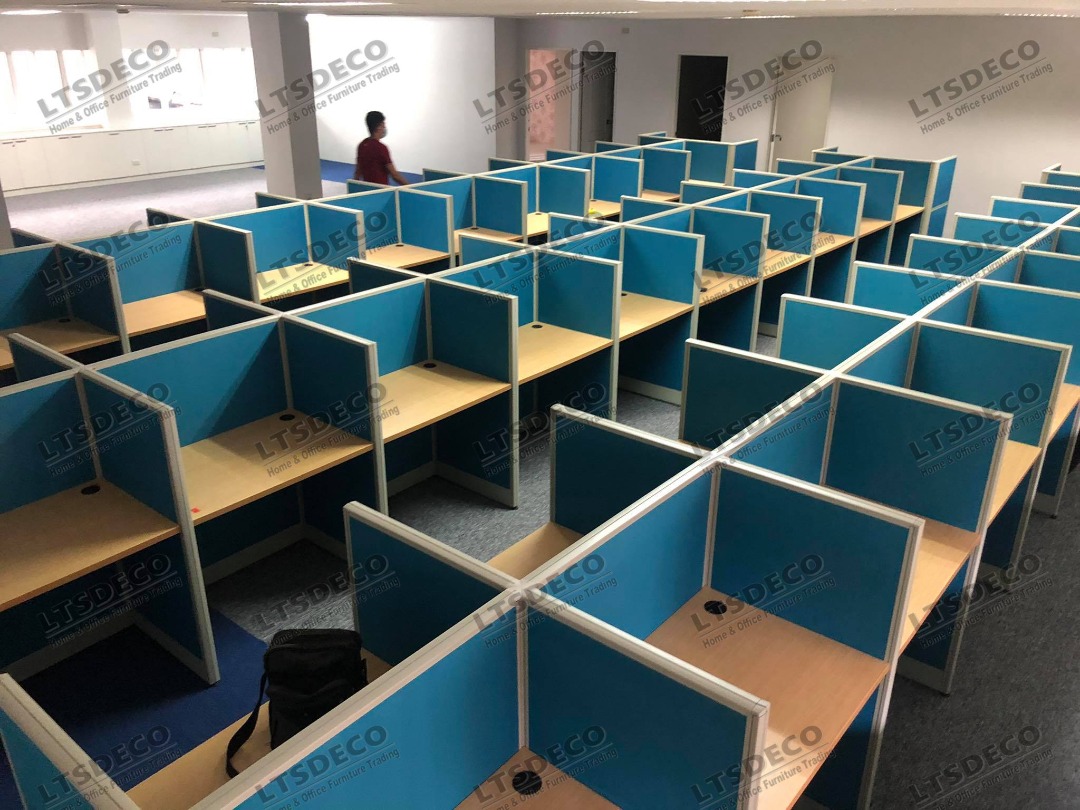 Modular table Cubicles OFFICE PARTITION FURNITURES, Furniture & Home ...