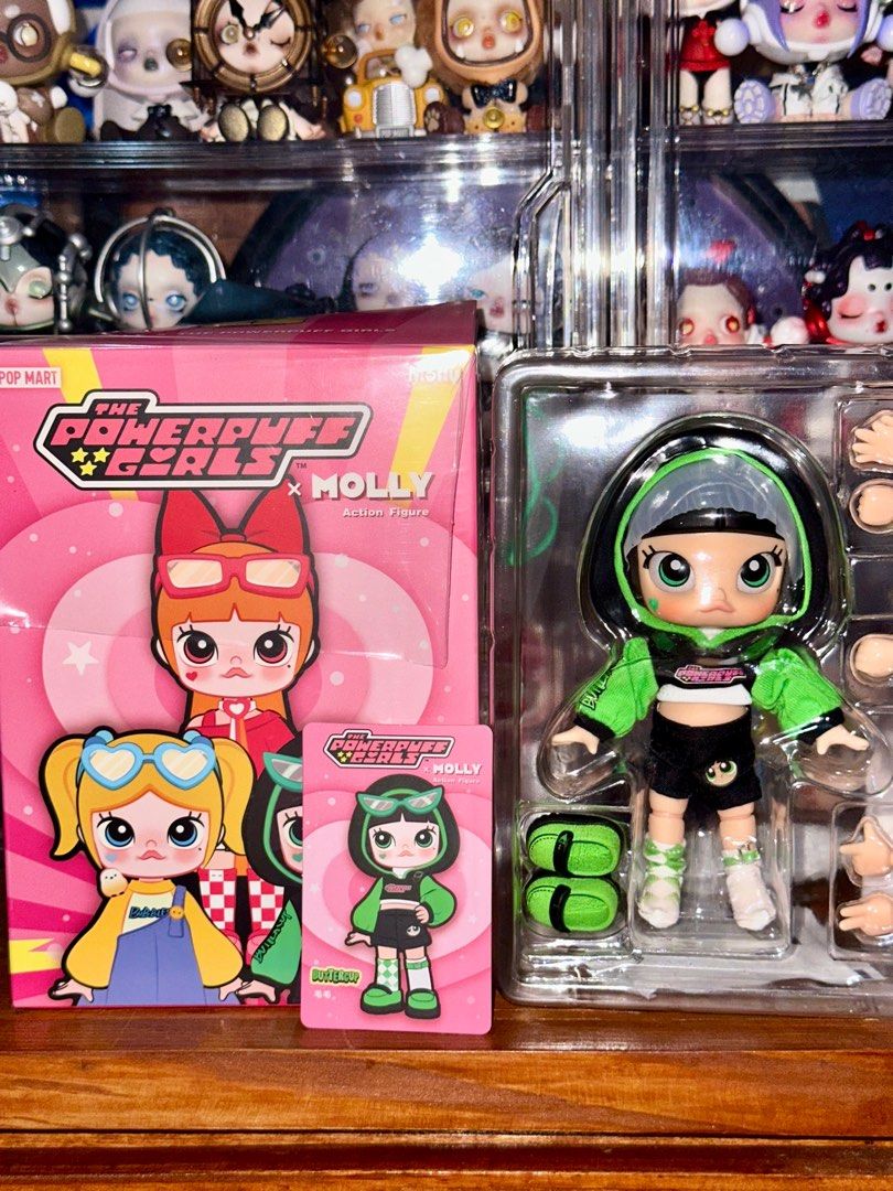 MOLLY x Powerpuff Girls Series Action Figure - Buttercup, Hobbies ...