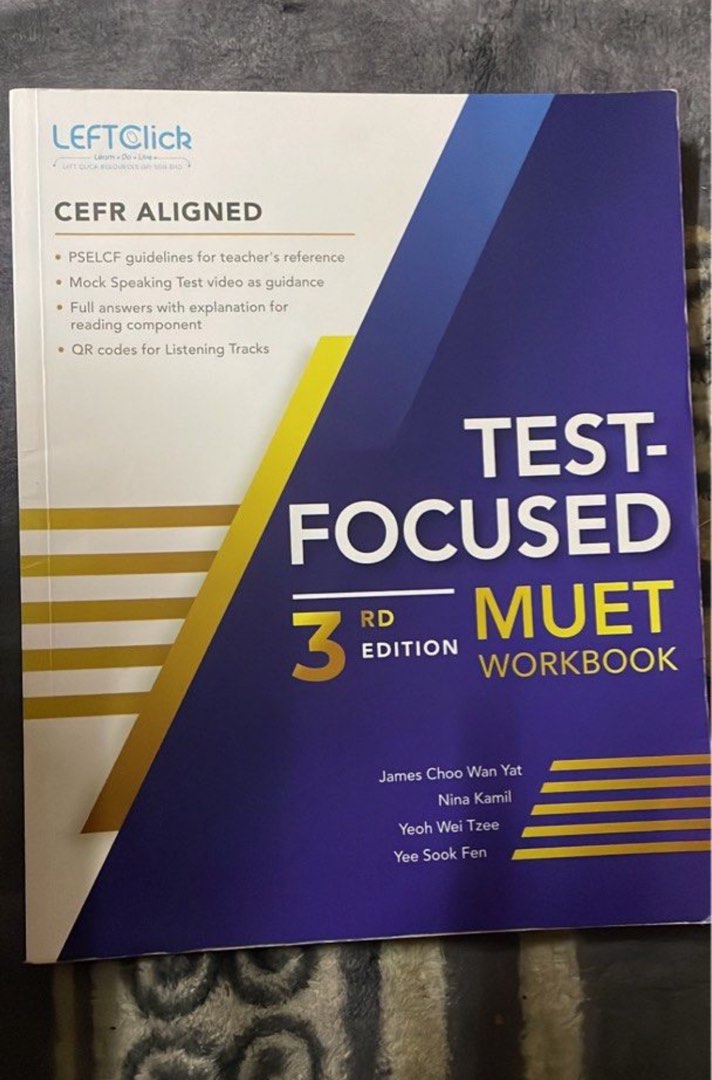 MUET BOOK !!, Hobbies & Toys, Books & Magazines, Textbooks on Carousell