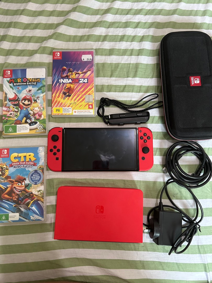 Nintendo Switch Limited Edition “Mario”, Video Gaming, Video Game ...
