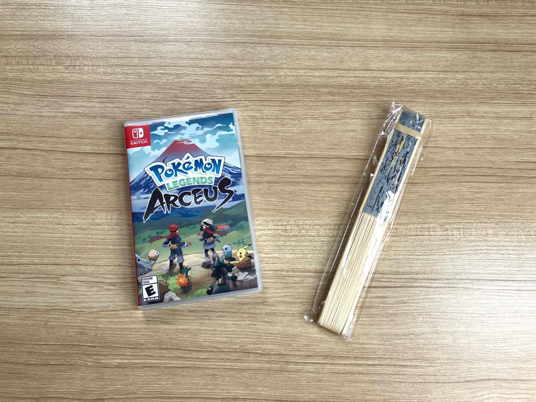 Nintendo Switch Pokemon Legends Arceus (Hand Fan Bundle), Video Gaming ...