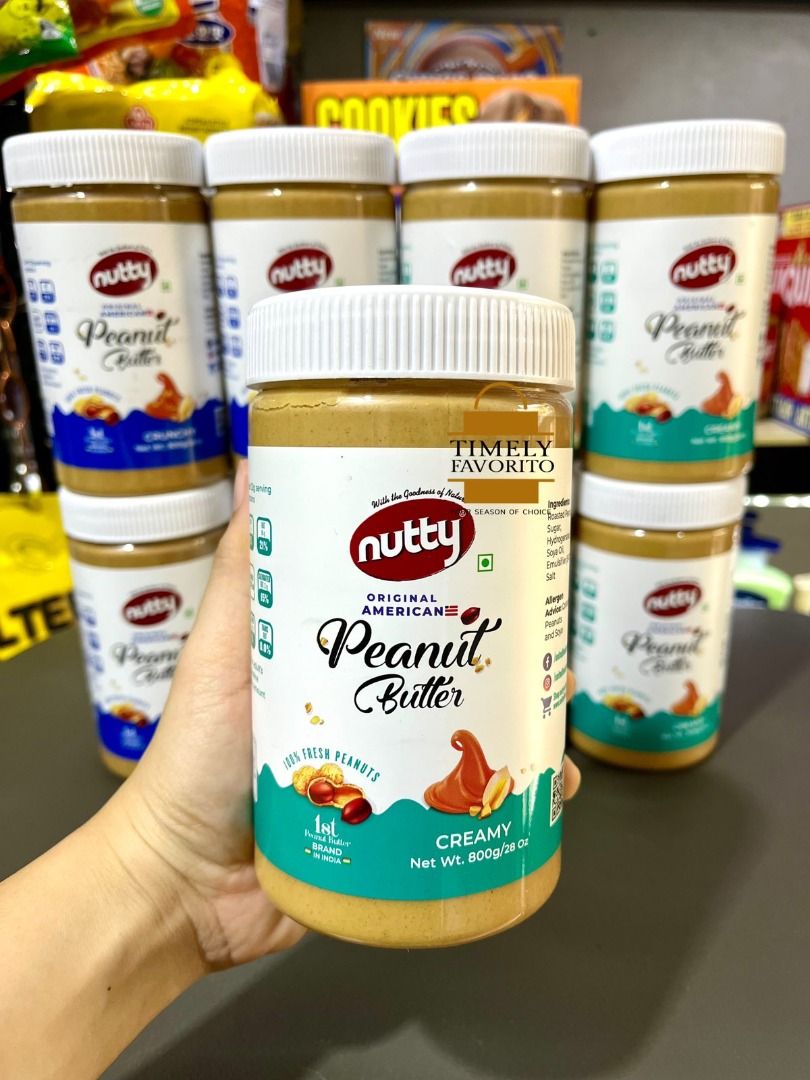 Nutty Creamy/Crunchy Peanut Butter 800g, Food & Drinks, Packaged ...