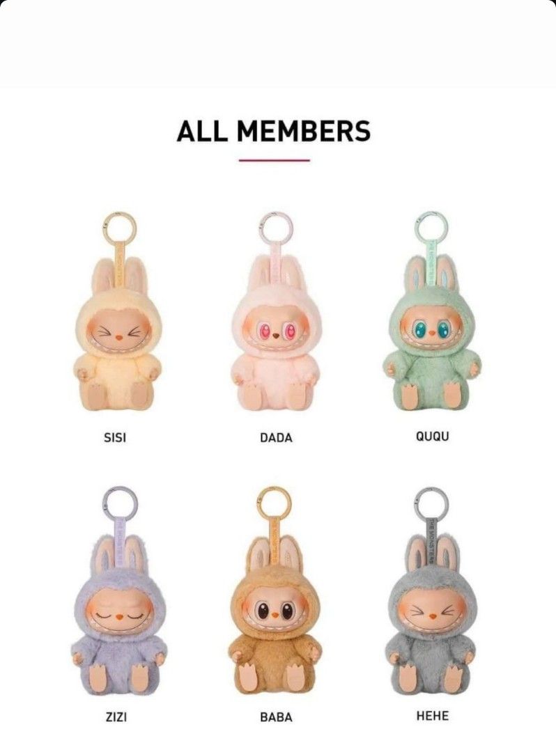 Official Popmart Labubu V2, Hobbies & Toys, Toys & Games on Carousell