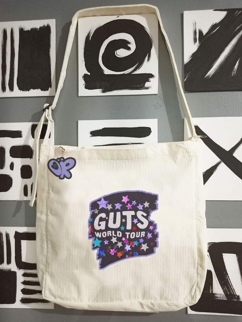 Olivia Rodrigo Guts Shoulder and Tote Bag, Women's Fashion, Bags ...