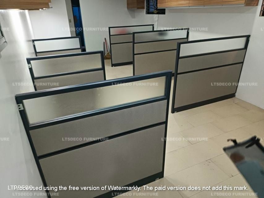 PANEL PARTITION WITH FROSTED GLASS | OFFICE PARTITION | OFFICE ...