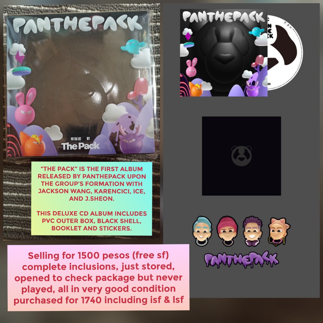 PANTHEPACK First Album - The Pack, Hobbies & Toys, Music & Media, CDs ...