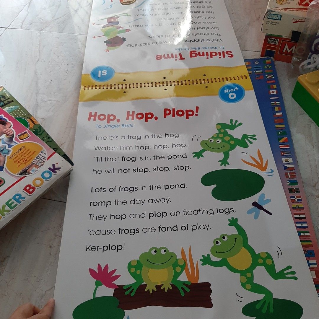 Phonics sing along flip chart, Buku & Alat Tulis, Buku Anak-Anak di ...