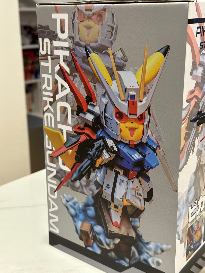 Pikachu Strike Gundam, Hobbies & Toys, Toys & Games on Carousell