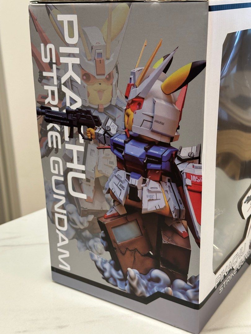 Pikachu Strike Gundam, Hobbies & Toys, Toys & Games on Carousell