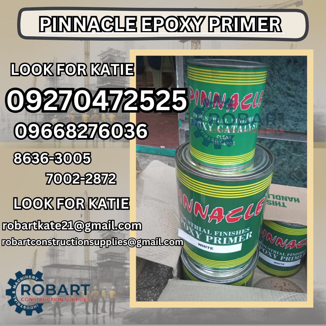 PINNACLE EPOXY PRIMER, Commercial & Industrial, Construction Tools & Equipment on Carousell