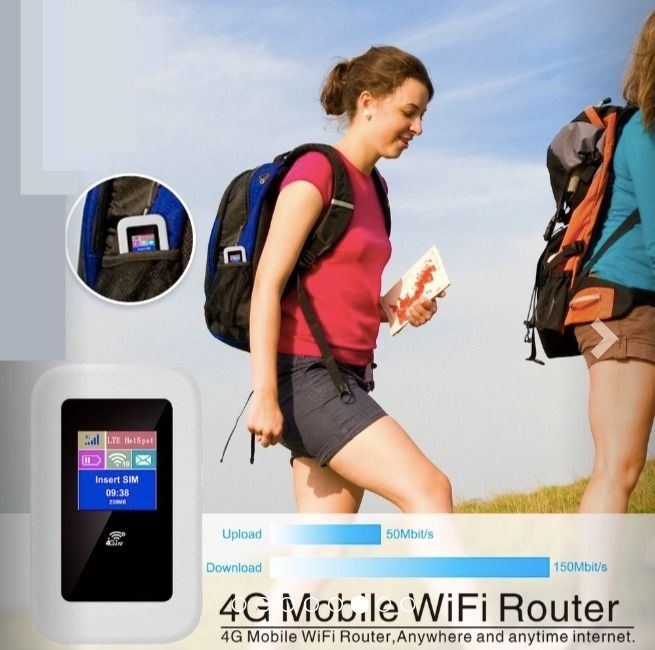 POCKET SmartSim 4G LTE WiFi Router (INTERNATIONAL)WiFi Mobile Hotspot ...