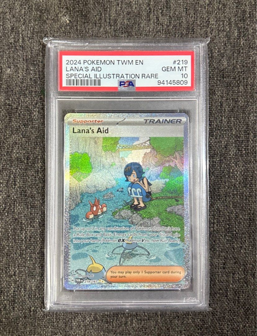 Pokemon Psa 10 Lana's Aid sir 219/167, Hobbies & Toys, Toys & Games on ...
