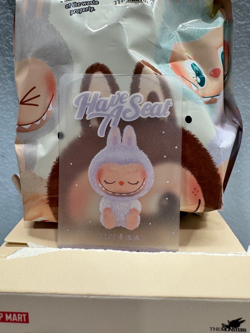 POPMART AUTHENTIC LABUBU Have A Seat V2 DADA ZIZI BABA| Kids | Gift ...