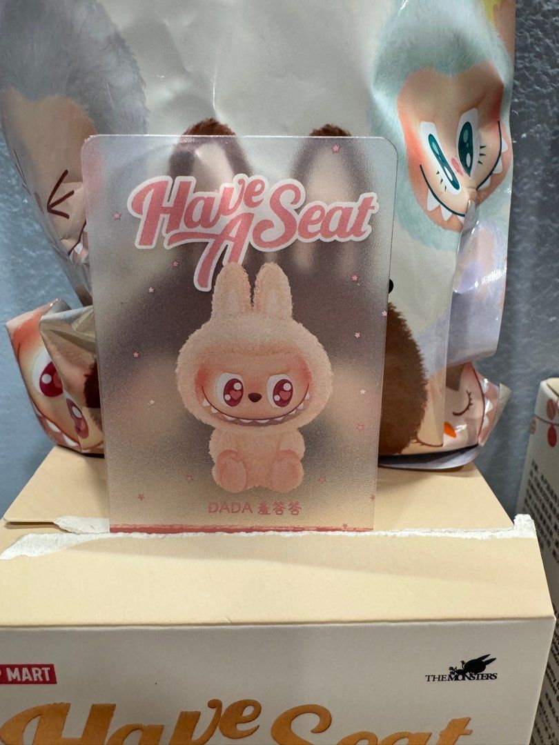 POPMART AUTHENTIC LABUBU Have A Seat V2 DADA ZIZI BABA| Kids | Gift ...