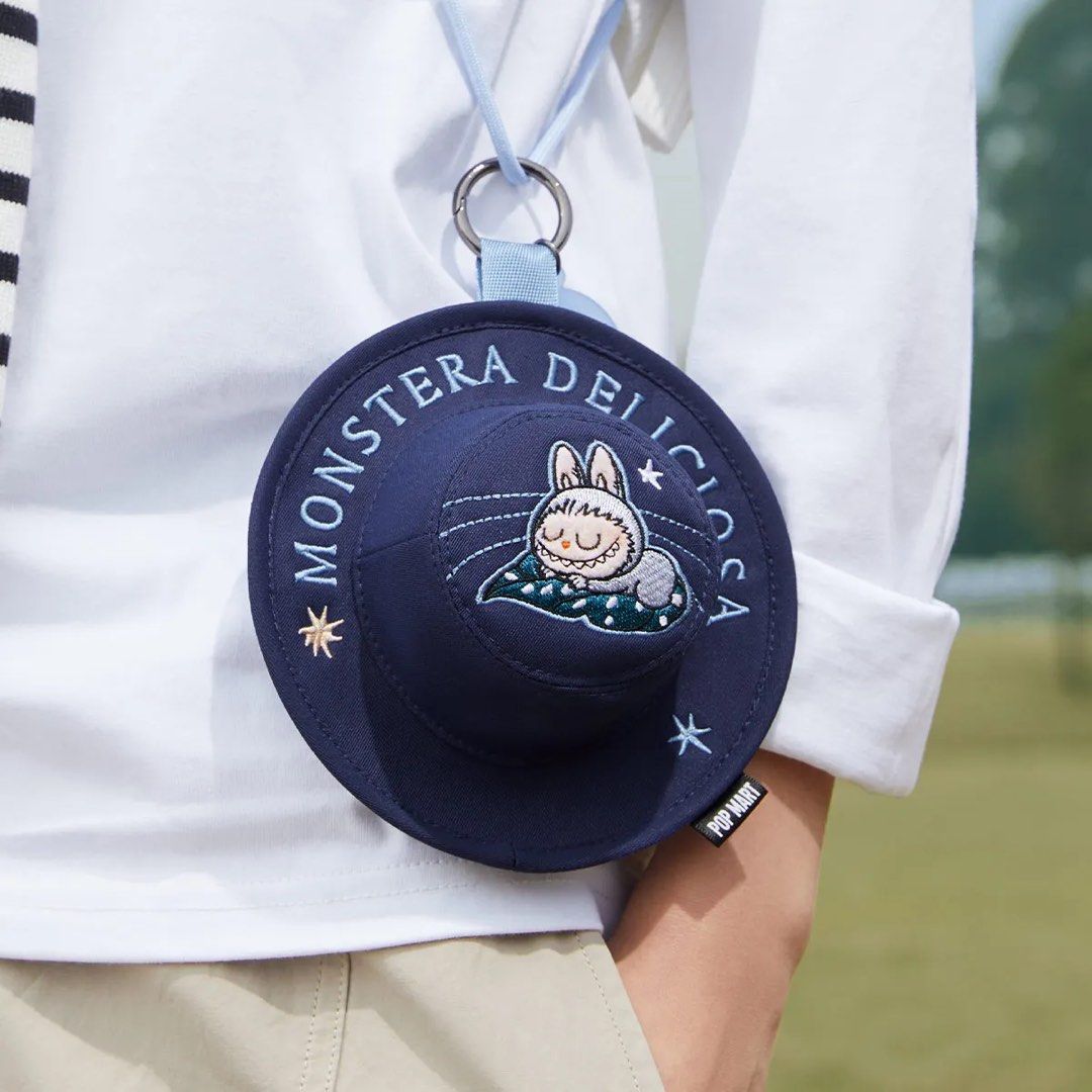 Popmart labubu the monsters bucket hat case, Hobbies & Toys ...