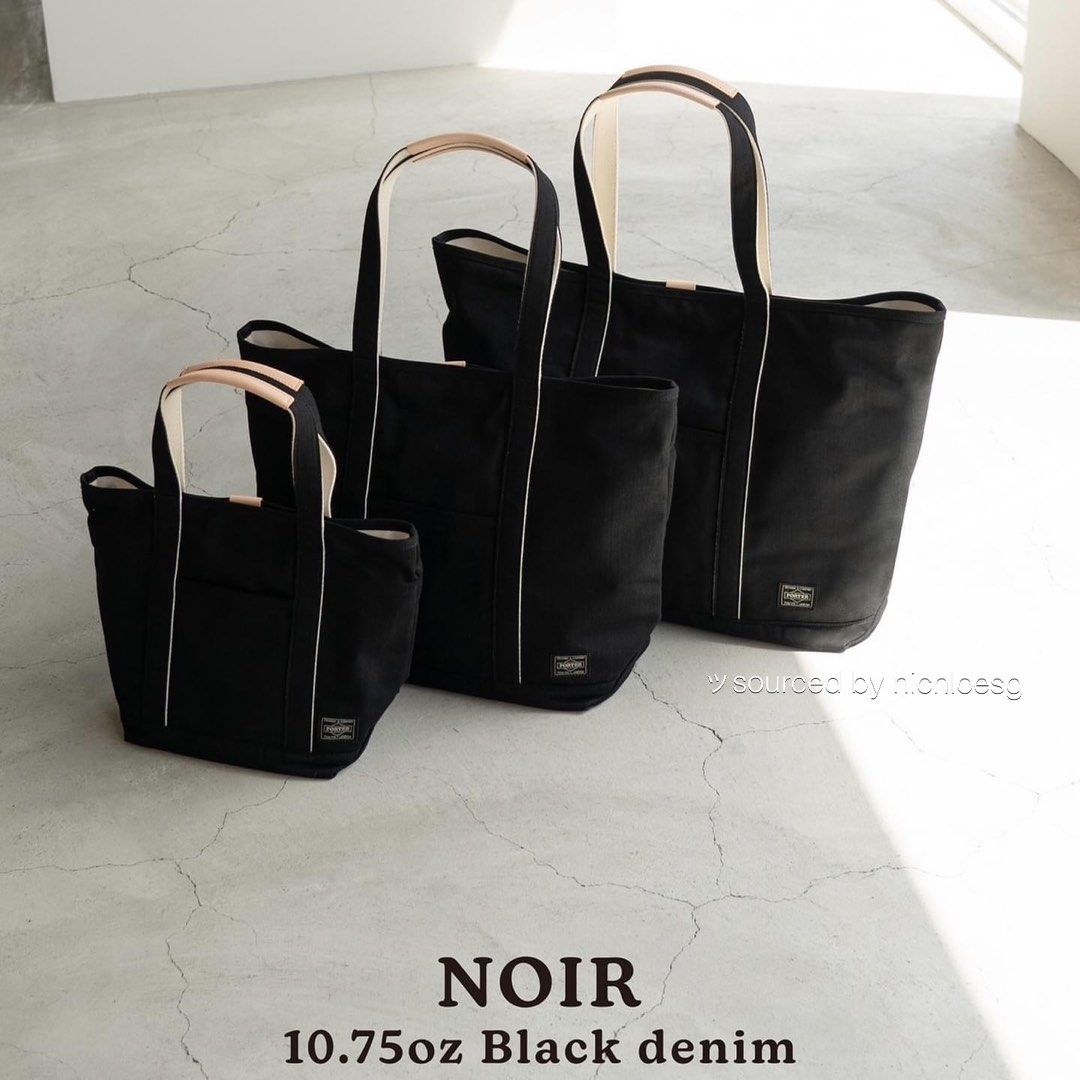 PORTER NOIR TOTE BAG, Women's Fashion, Bags & Wallets, Tote Bags on ...