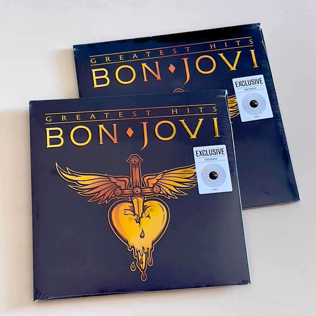 Pre order Bon Jovi Greatest Hits Limited Edition Transparent Gold ...
